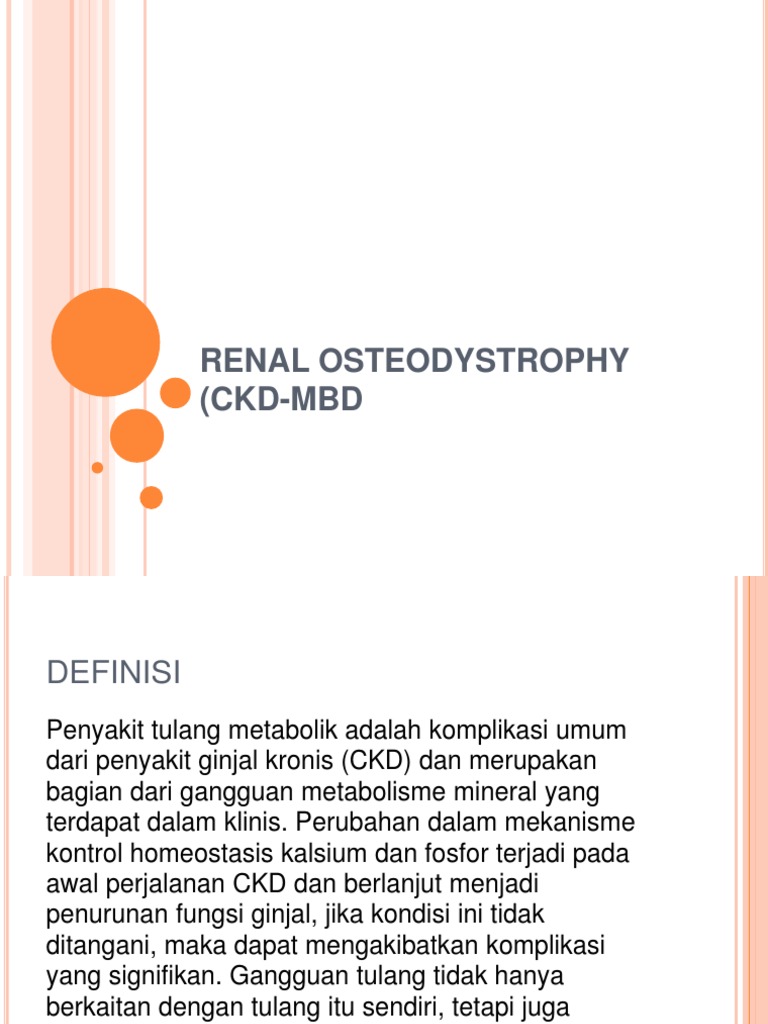 Renal Osteodystrophy | PDF | Kesehatan Holistik