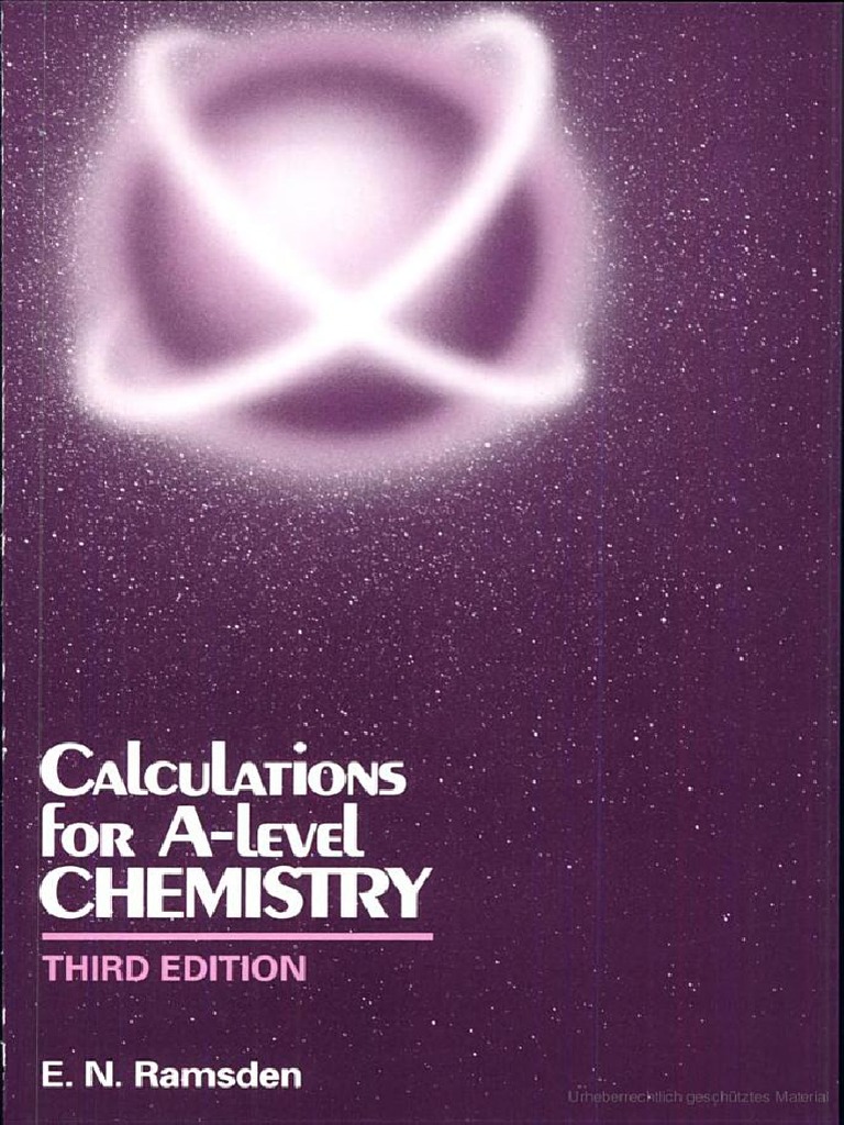 Calculations For A-Level Chemistry | PDF