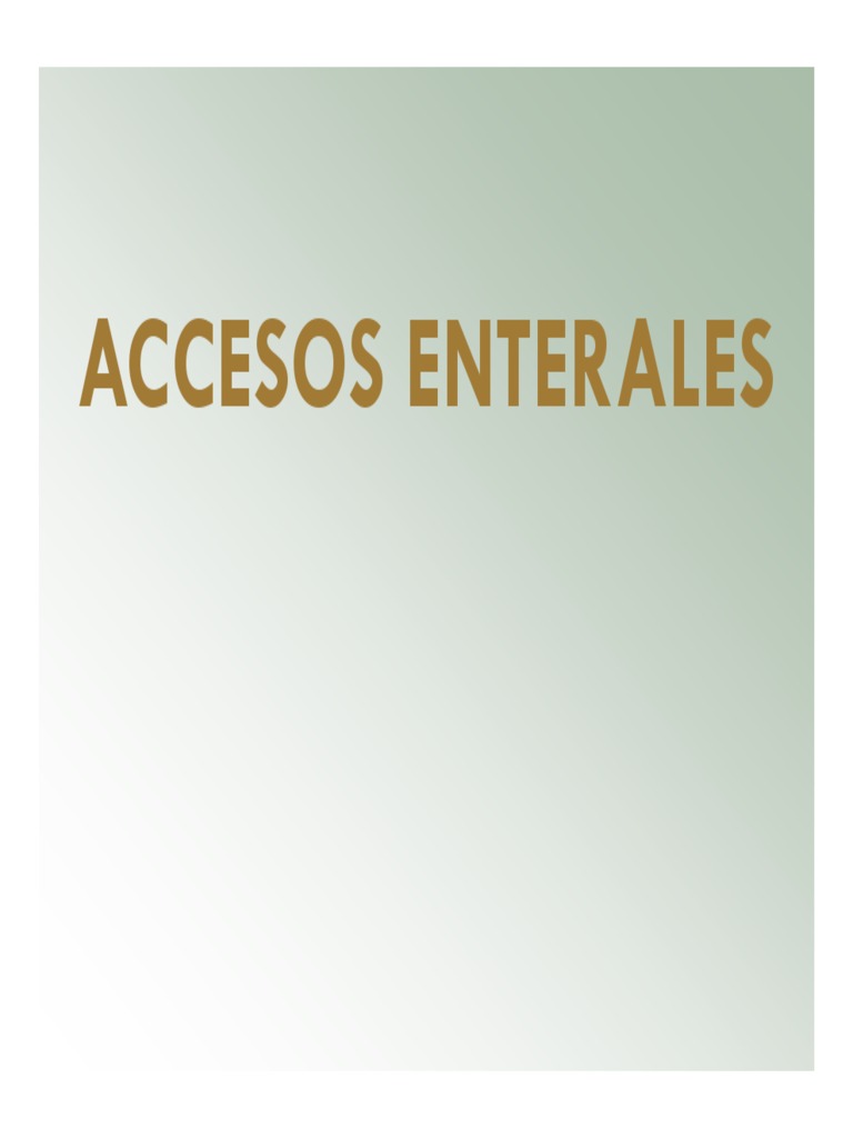 Tipos De Sondas Pdf Especialidades Medicas Gastroenterología