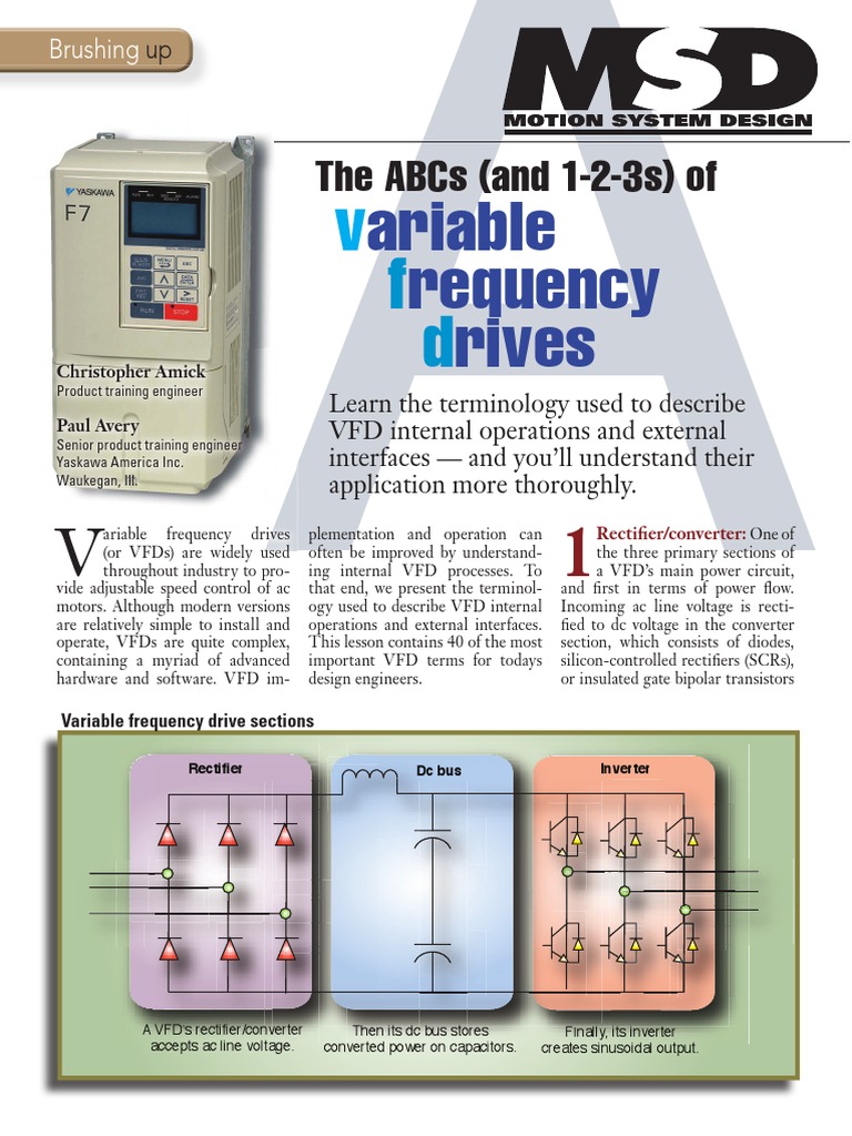 The ABC of Variable Freq_Drives-Yaskawa | Power Inverter | Rectifier