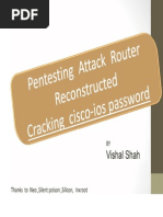 Cisco Password Cracking and Decrypting Guide - InfosecMatter | PDF | Password | Encryption