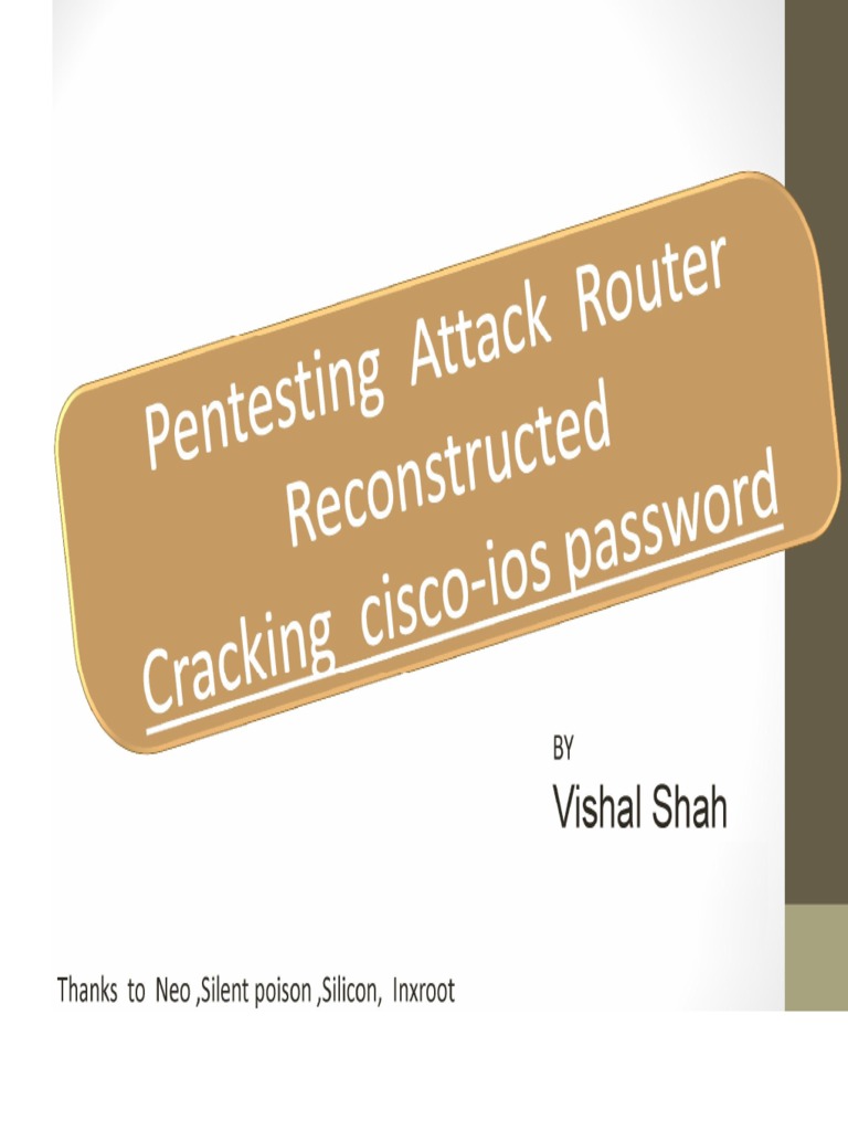 Router Hacking | PDF | Password | Command Line Interface
