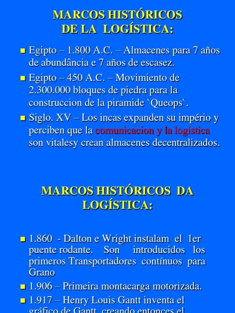 Marco Historico de La Logistica | PDF | Estrategia militar | Tácticas ...
