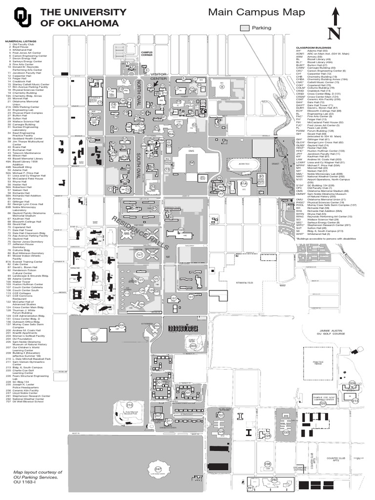 University of Oklahoma Campus Map | PDF | Summer Olympics | Sports
