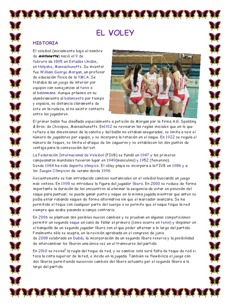 EL VOLEY | Vóleibol | Asociación de Futbol