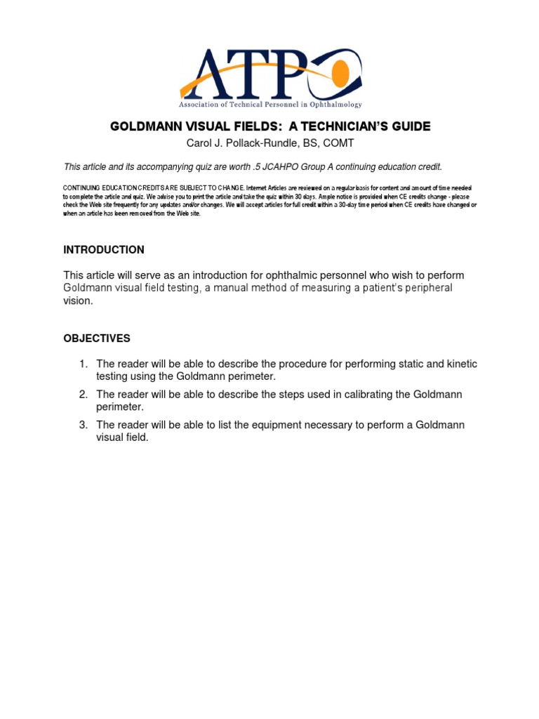 Guia Goldmann | PDF | Visual Acuity | Eye