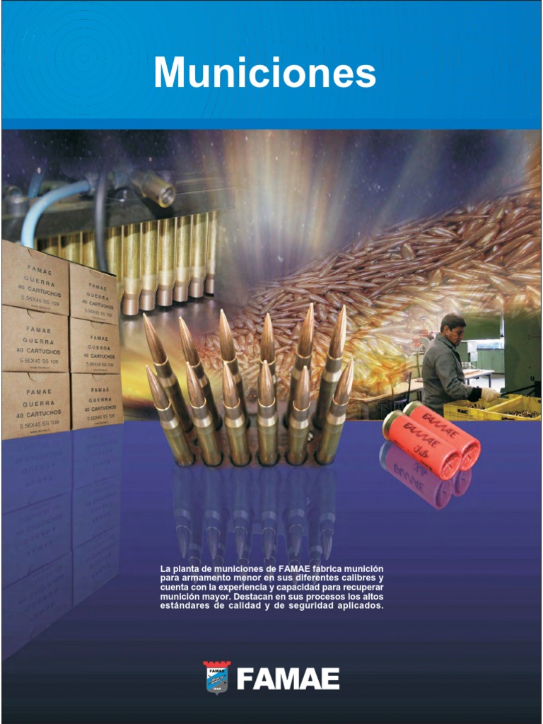 Catálogo FAMAE | PDF | Rifle | Munición