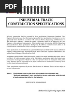Engineering Specifications For Industrial Tracks en | PDF | Track (Rail ...
