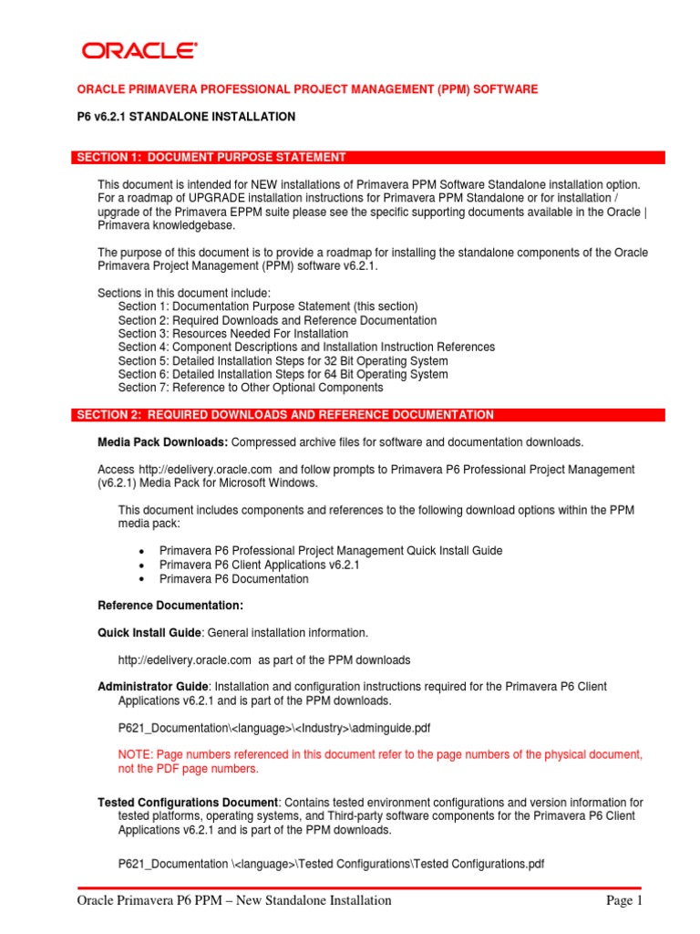 Installation Guide | PDF | Oracle Database | Installation (Computer Programs)
