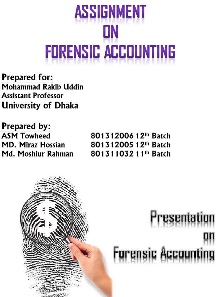 Forensic Accounting Overview | PDF | Accounting | Forensic Science