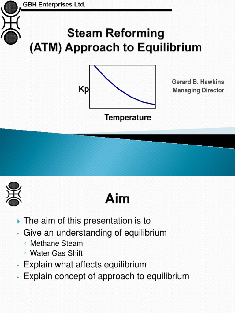 Steam Reforming - Approach To Equilibrium | PDF | Chemical Equilibrium ...