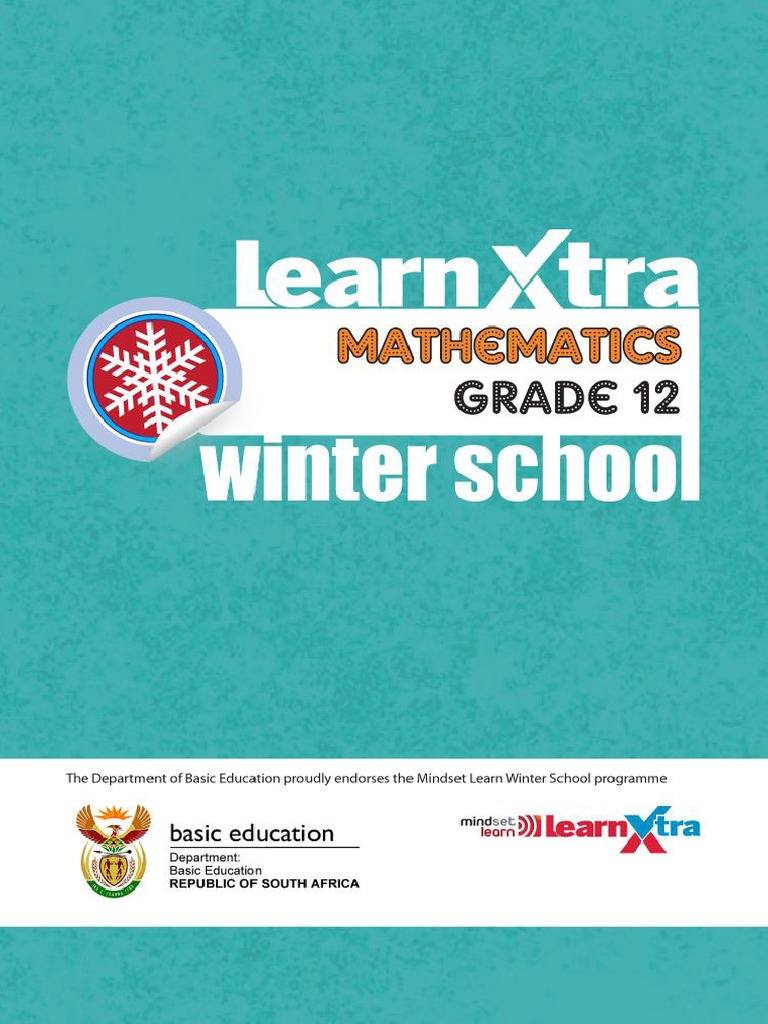 Learn Xtra Winter School Gr12 Maths P2 Learner Guide | PDF | Circle ...