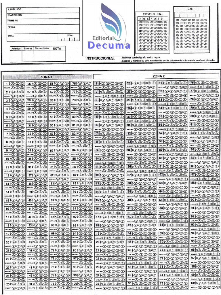 Plantilla Respuestas Decuma | PDF