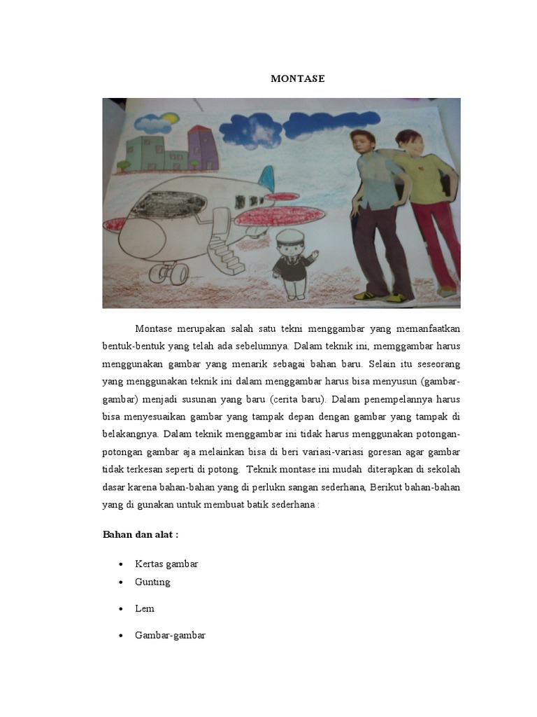 Montase | PDF | Griya & Taman | Seni