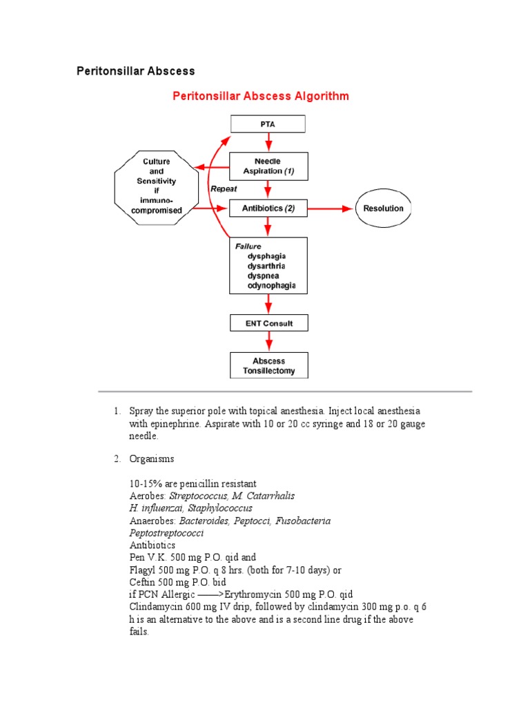 Peritonsillar Abscess | Medical Specialties | Medicine