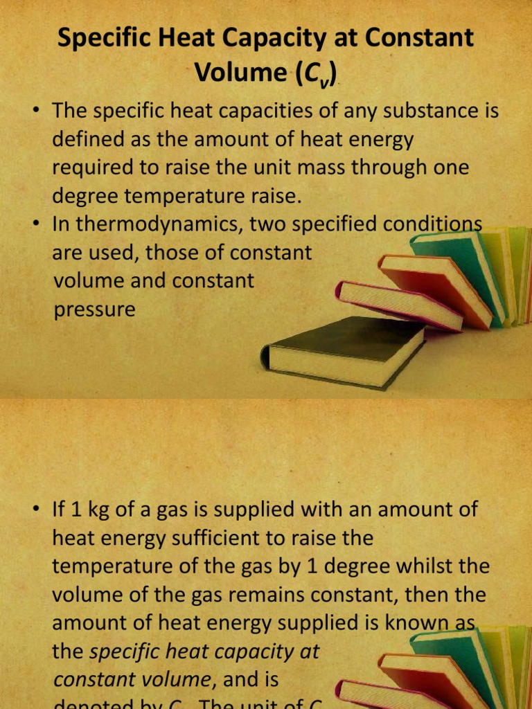 Specific Heat Capacity | PDF | Heat Capacity | Gases