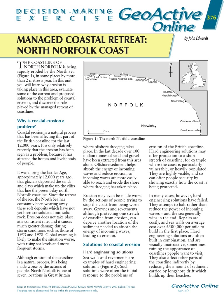 GA376 Managed Coastal Retreat North Norfolk Coast - Apr 2007 Series 18 ...
