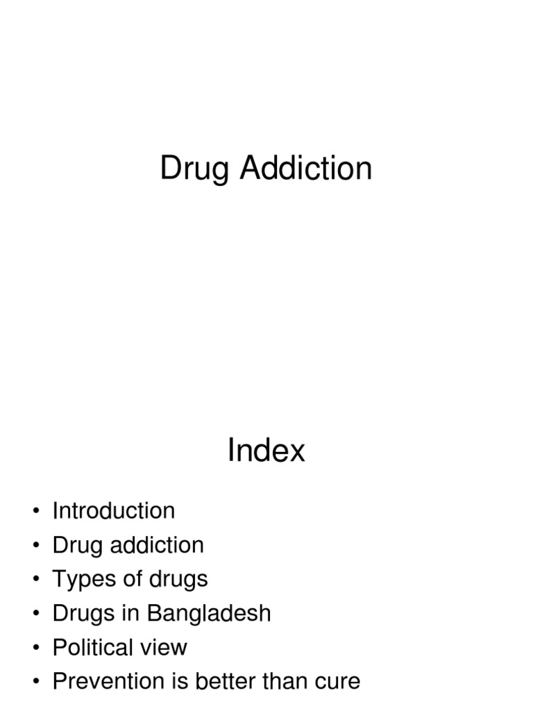 Drug Addiction | PDF | Substance Abuse | Cannabis (Drug)