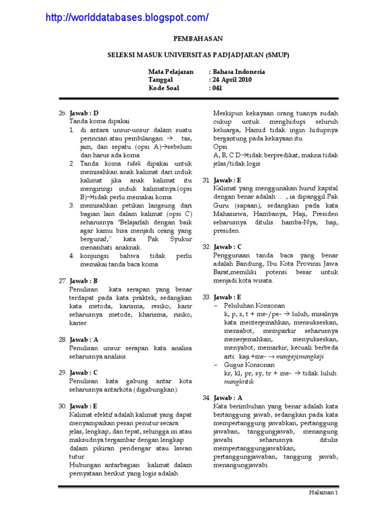 Soal Unpad | PDF