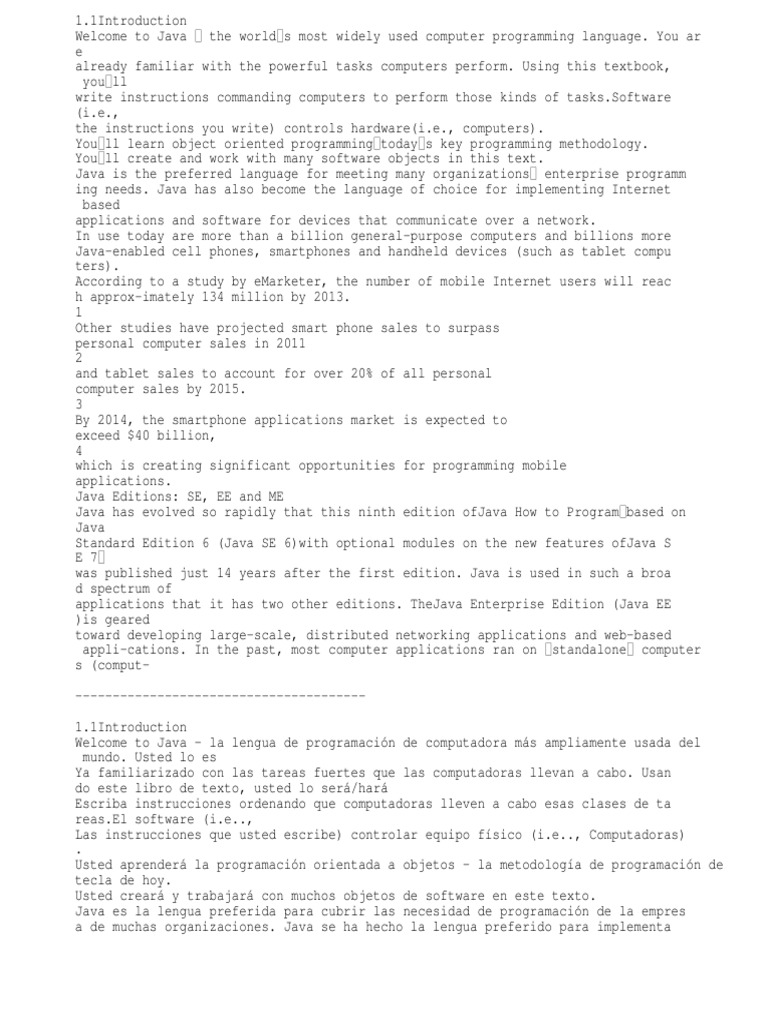 Traducción Del Libro Java-HOW TO PROGRAM - Ninth Edition-2012 - Paul ...