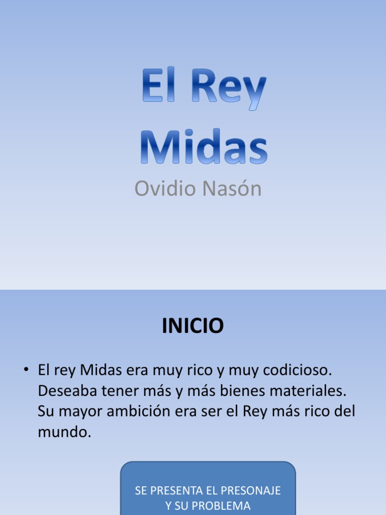 El Rey Midas: La lección de la avaricia | PDF | Ocio