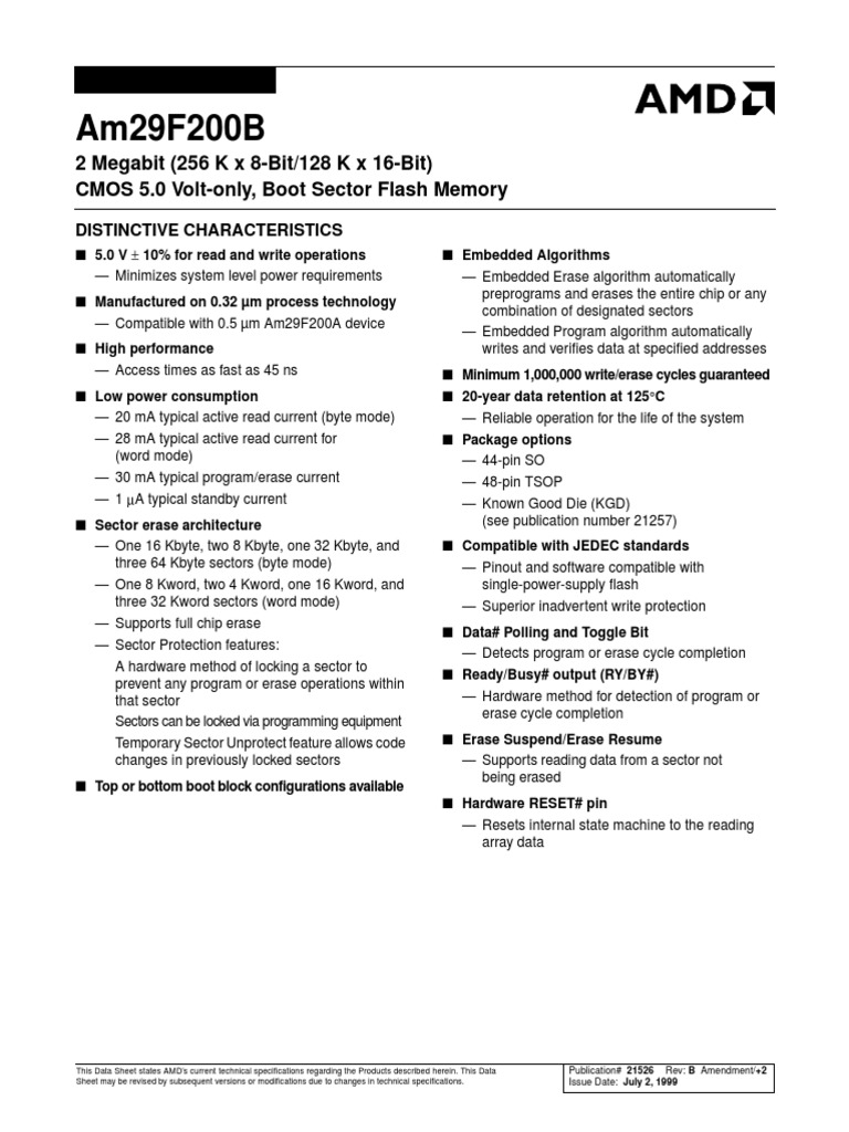 29F200 | Download Free PDF | Flash Memory | Input/Output