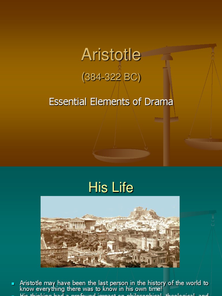Aristotle Theater Arts Class 1342 | PDF | Aristotle | Truth
