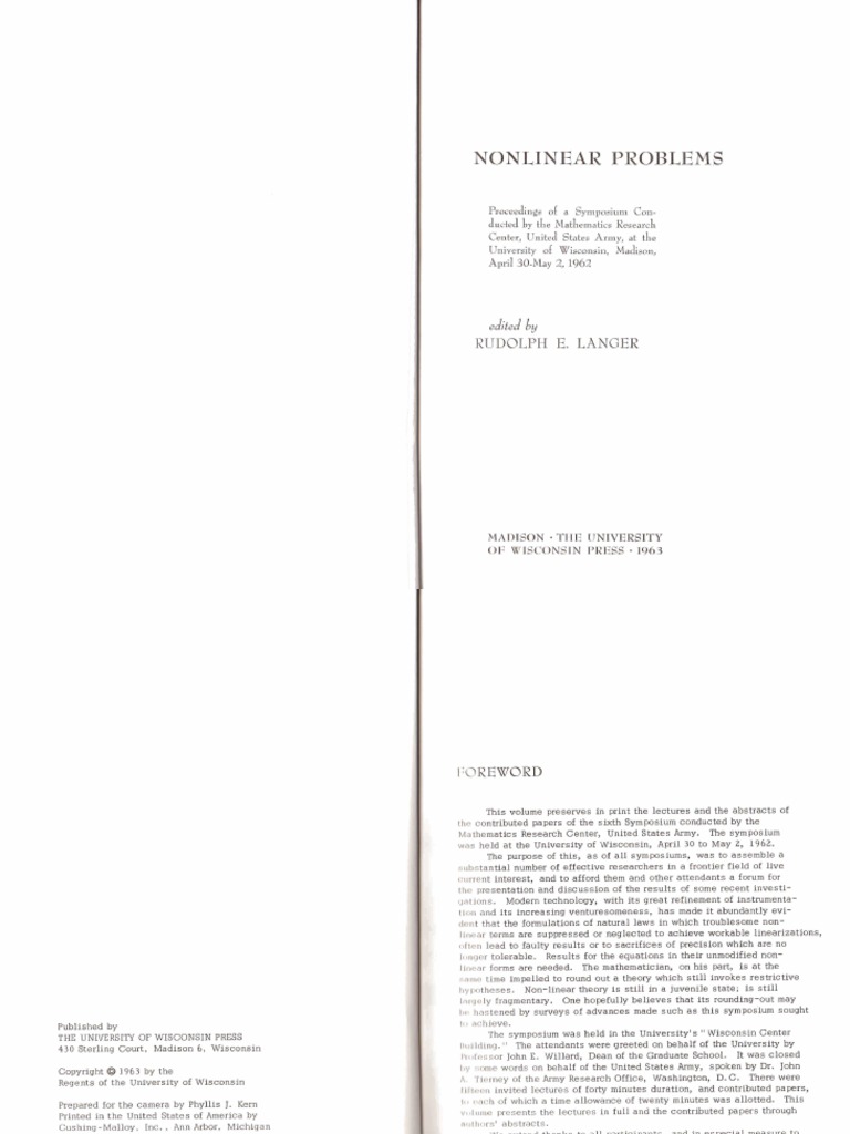 Serrin J., The Initial Value Problem For The Navier-Stokes Equations | PDF