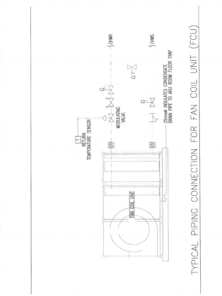 FCU & AHU Typical Piping Connection | PDF | Domestic Implements | Civil ...