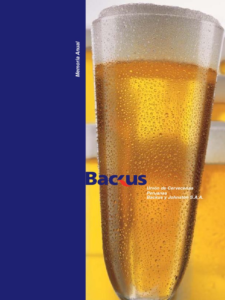 Backus MemoriaAnual2003 | PDF | Cerveza | Impuestos