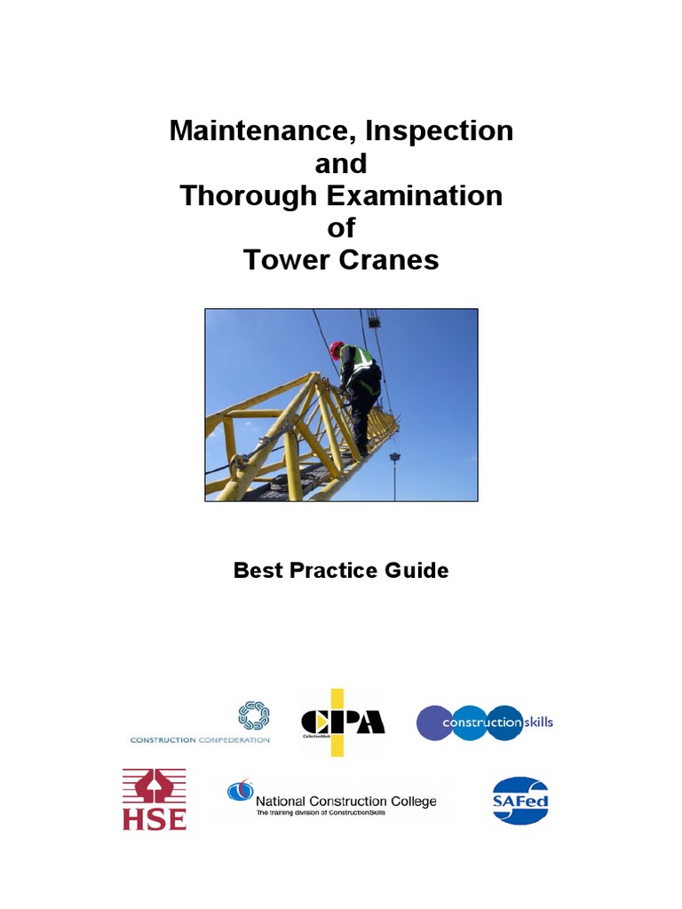 Tower Crane Inspection | Occupational Safety And Health | Technology