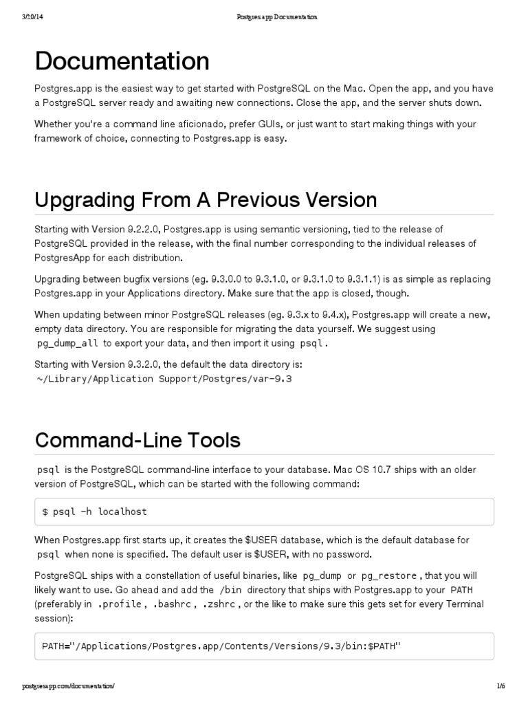 Postgres Pdf Pdf Postgre Sql Command Line Interface