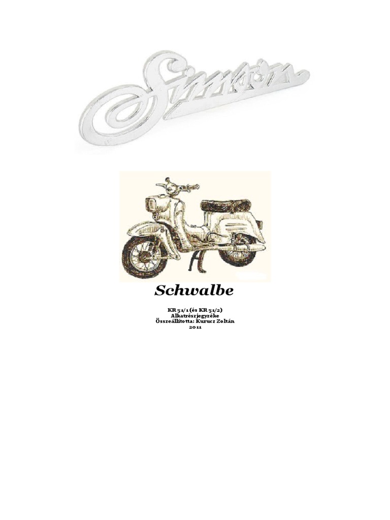 Simson Schwalbe | PDF
