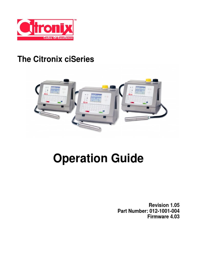 Citronix Operation Guide | PDF | Computer Keyboard | Universal Product Code