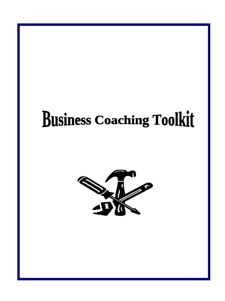 Toolbox Business Coaching Kit | PDF