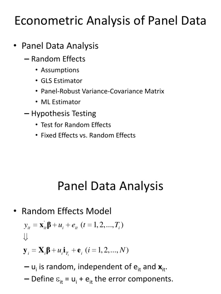 Eviews Understanding | PDF | Fixed Effects Model | Ordinary Least Squares
