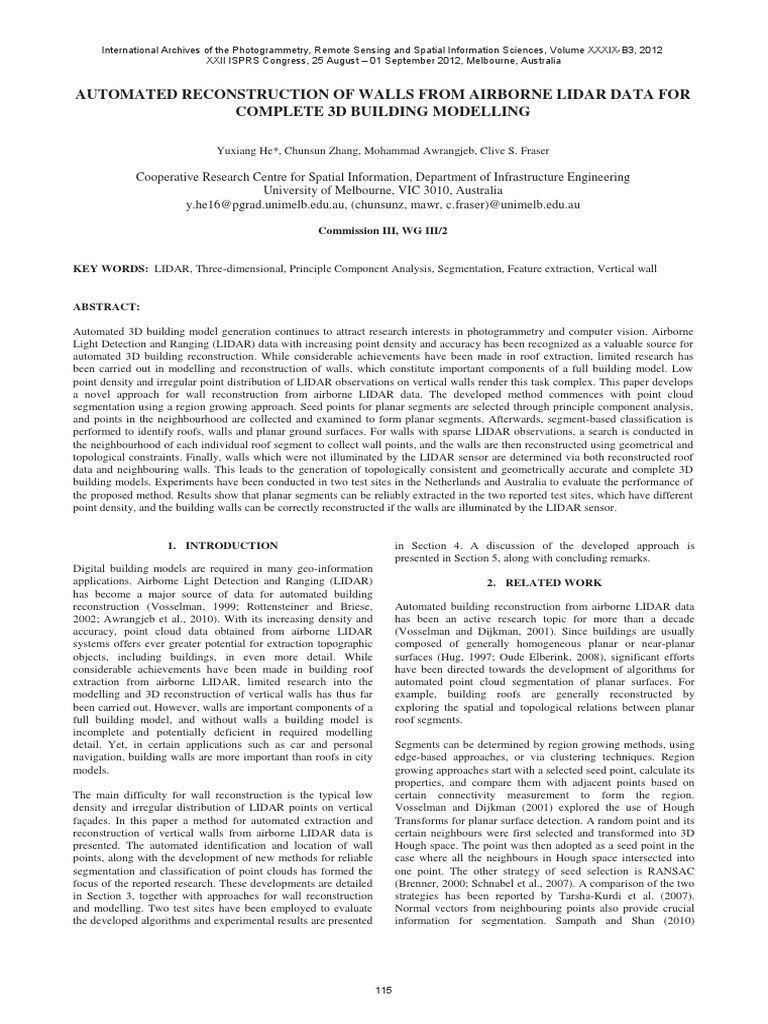 3 Automated Reconstruction of Walls From Airborne LIDAR Data For ...