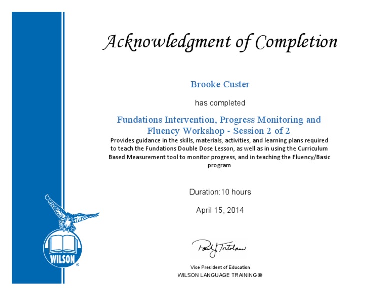 Fundations Progress Monitoring Session 2 | PDF | Career & Growth ...