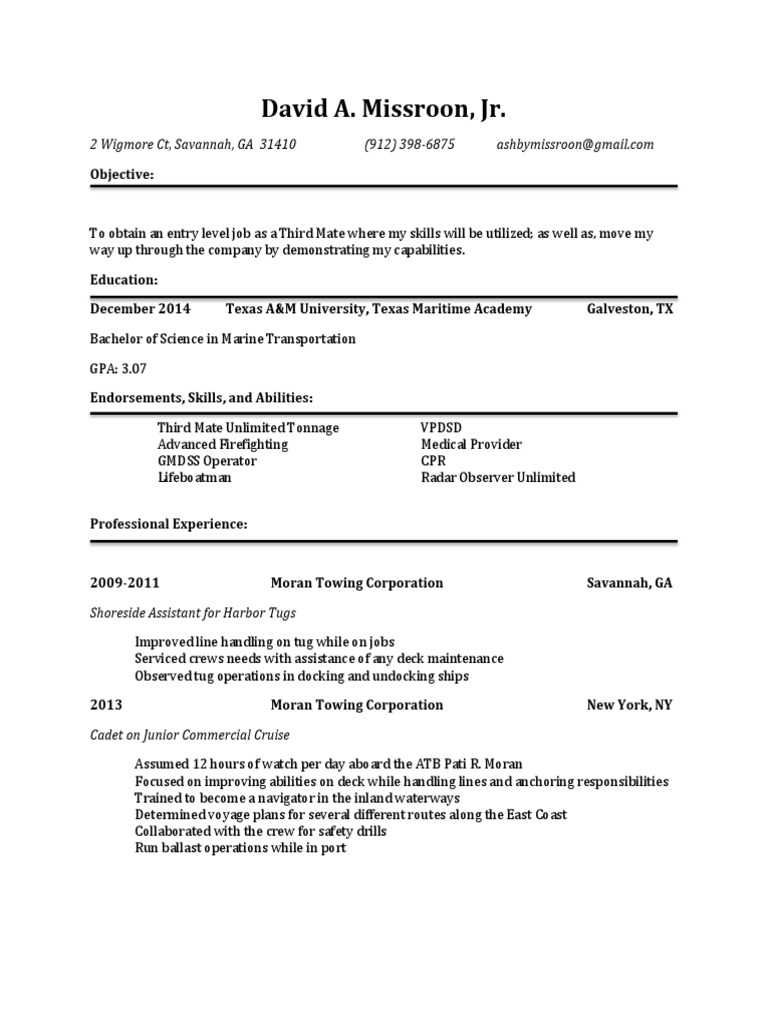 Resume Final | PDF