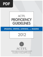 ACTFL 21st Century World Languages Skills Map 2011 | PDF ...
