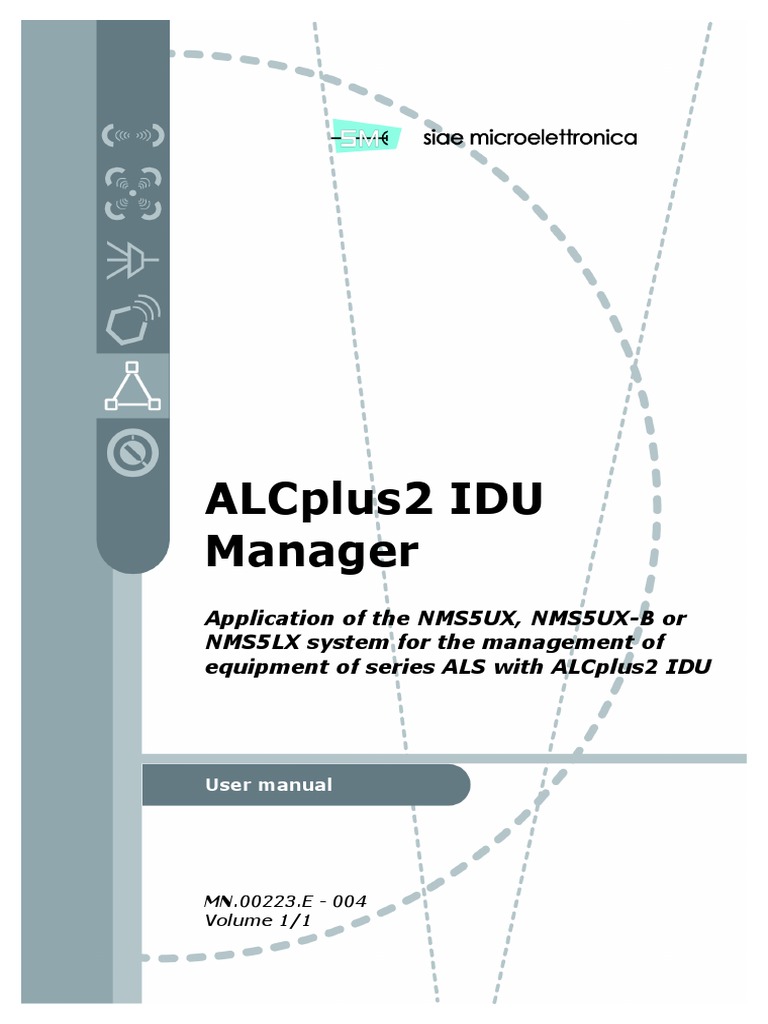Alcplus2 Idu Manager | PDF | Communications Protocols | Network ...