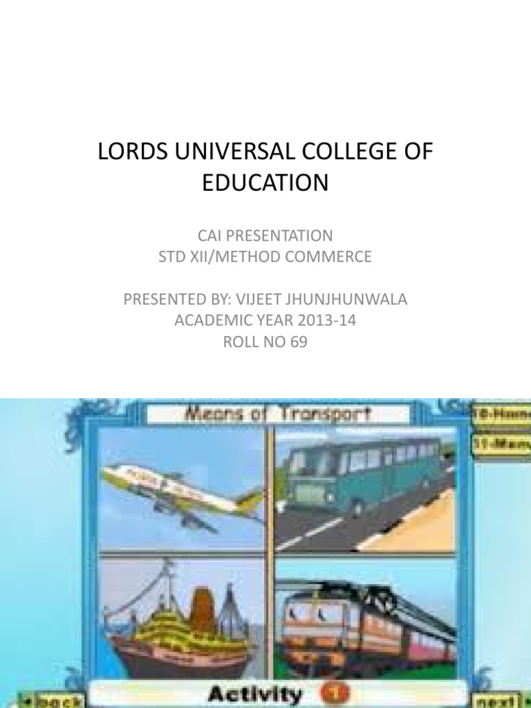 Lords Universal College of Education | PDF