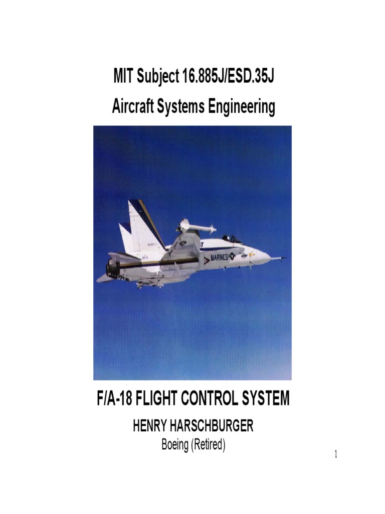 F/A-18 Flight Control System Overview | PDF | Business | Computers