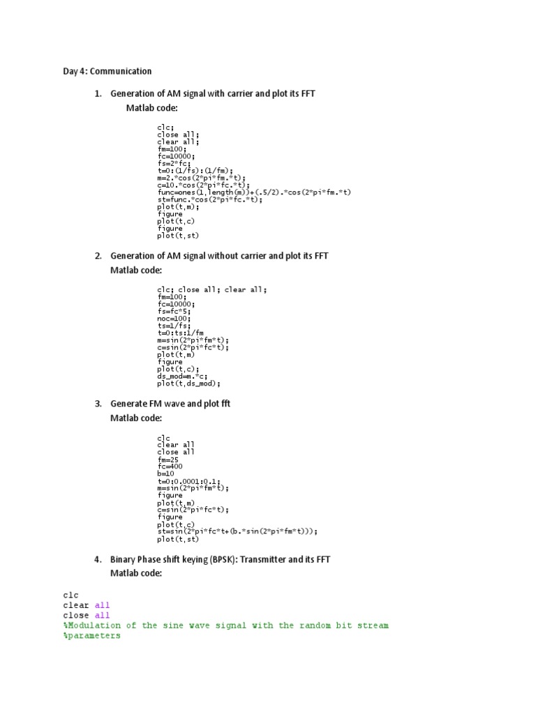 Communication Module | PDF | Frequency Modulation | Data Transmission