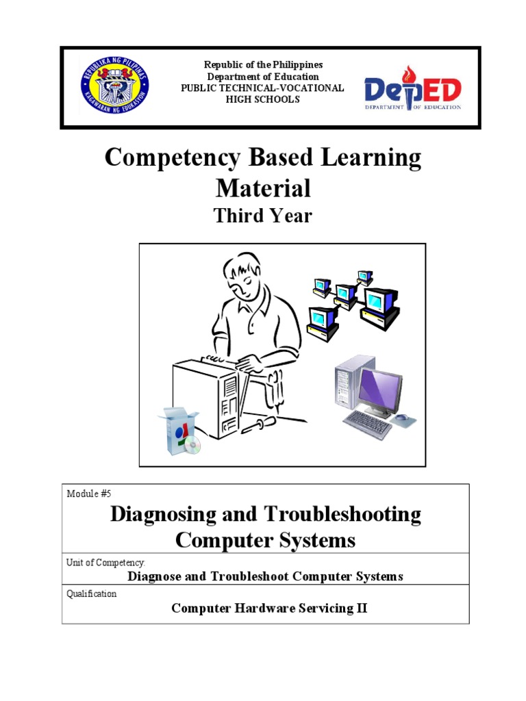 CHS Module 5 - Diagnose and Troubleshoot Computer Systems | PDF | Computing | Manufactured Goods