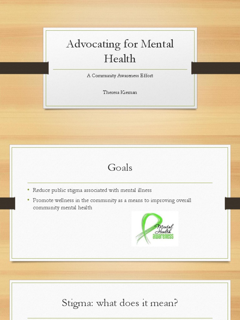 Advocating for Mental Health: Community Awareness | Social Stigma ...