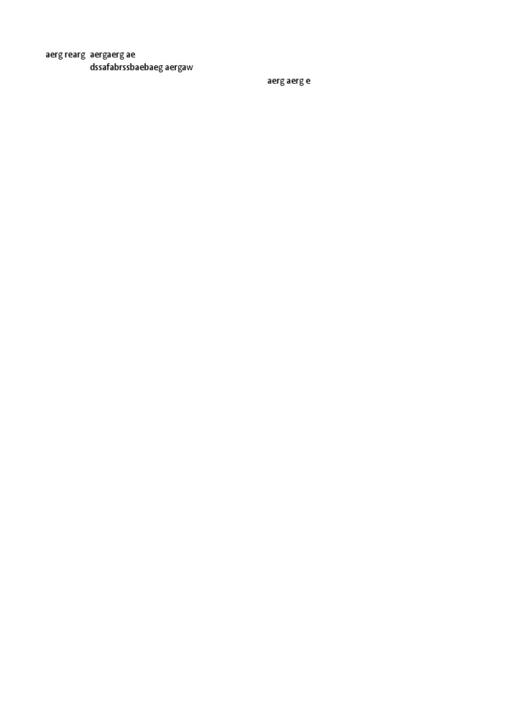 Aerg Rearg Aergaerg Ae Dssafabrssbaebaeg Aergaw Aerg Aerg e | PDF
