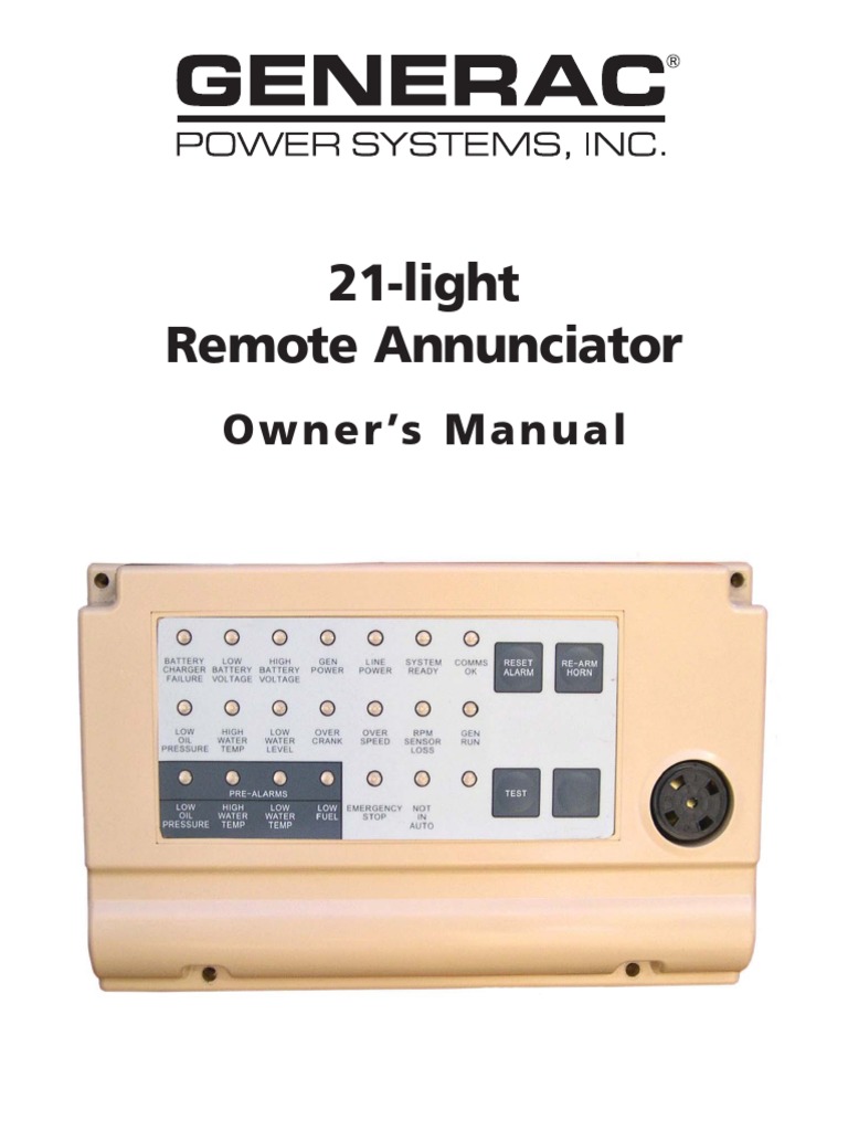 21 Light Remote Annunciator | Relay | Switch