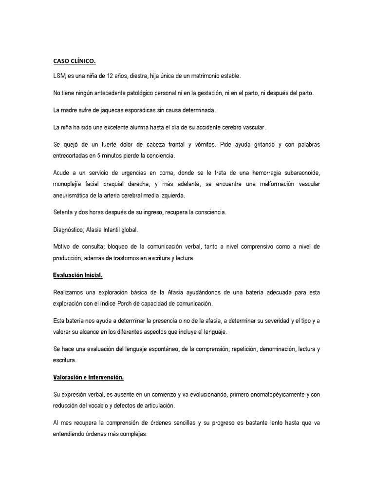 SAAC Word | PDF | Afasia | Lectura (proceso)