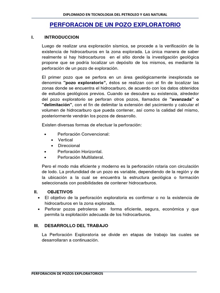 Perforacion Exploratoria | PDF | Bomba | Ingeniería mecánica